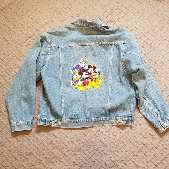 Disney | Jackets & Coats | Large Vintage Disney Denim Jean Jacket ...